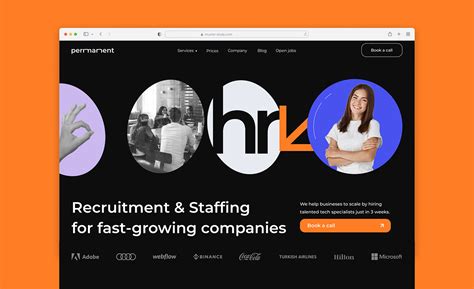 Permanent Hr Company Website On Behance