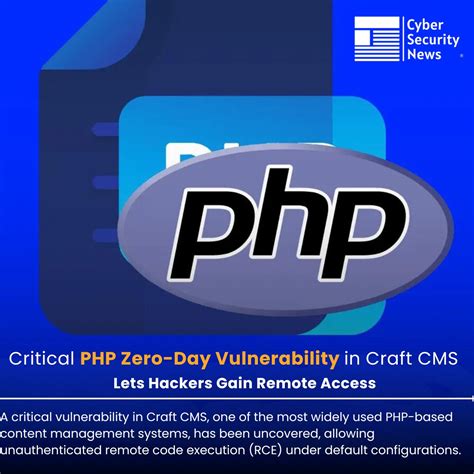 Cyber Security News ® On Linkedin Critical Php Zero Day Vulnerability