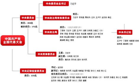 第十九届中共中央组织结构图荆楚网