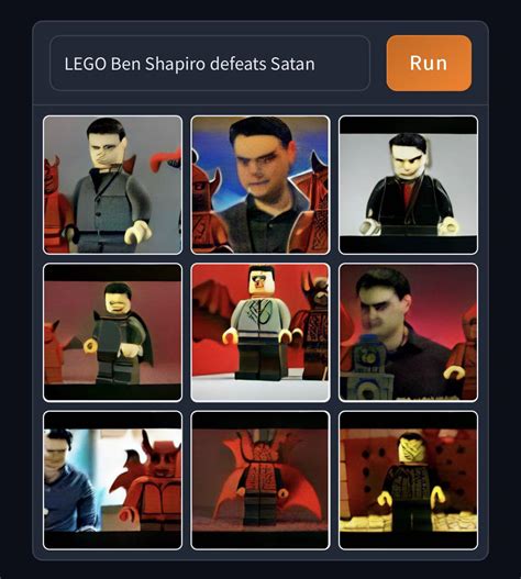 Lego Ben Shapiro Defeats Satan Rweirddalle
