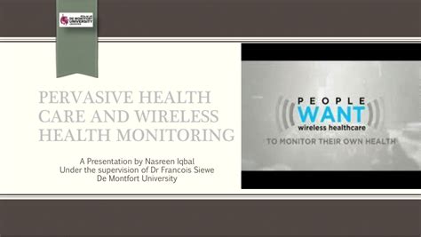 Pdf Pervasive Remote Health Monitoring System