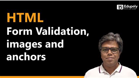 HTML Form Validation Images And Anchors YouTube