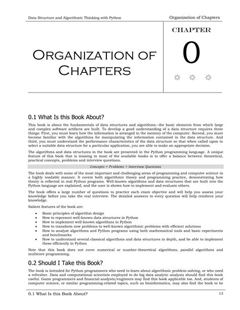 Table Of Contents Data Structure And Algorithmic Thinking With Python