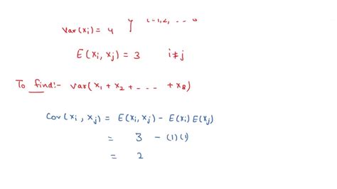 Solved Exercise The Variance Of A Sum Point Possible Graded The