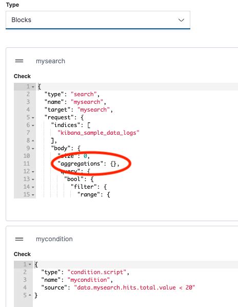 Alerting Using The Kibana Block Mode