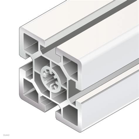Aluminiumprofil 60x60 | Profilsystem dimension 60mm - Aluminium