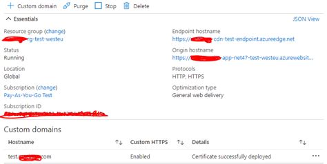 Azure Cdn Redirect From To Cdn Generate Errtoo