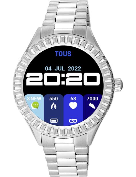 Relógio Smartwatch T Bear Connect Com Bracelete Em Aço Ourivesaria Moreira 200351036