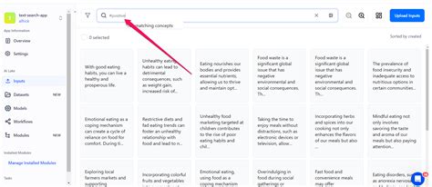 Text Search Clarifai Docs