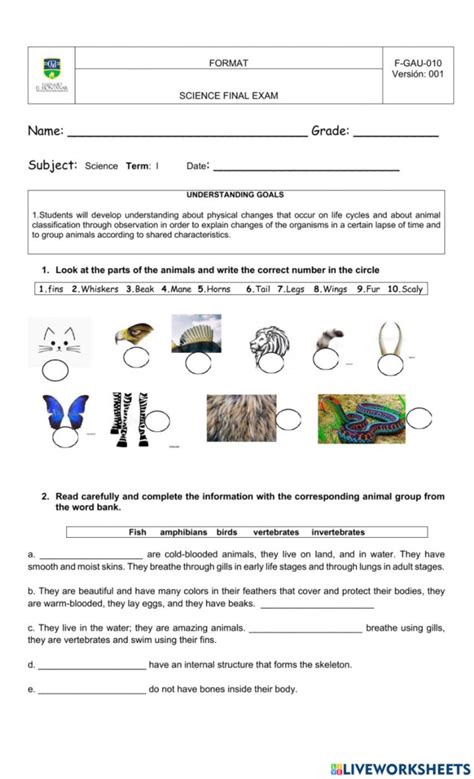 Harcourt Grade 5 Science Worksheets