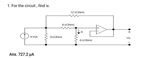 Solved For The Circuit Find Ix Chegg