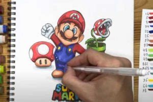 How To Draw Mario Head Face And Characters