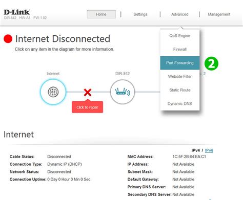 Enable Port Forwarding For The D Link DIR CFos Software