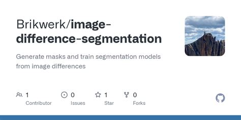 GitHub Brikwerk Image Difference Segmentation Generate Masks And
