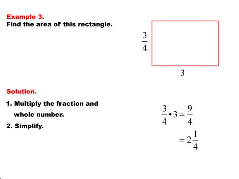 math example area and perimeter rectangle area with fractions