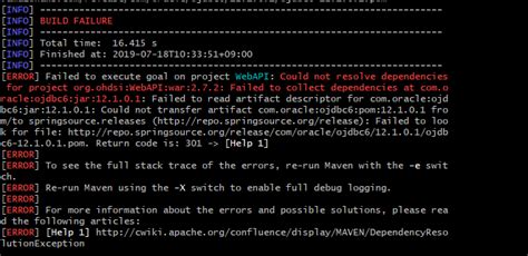 didn t work maven building in version 2 72 webapi · issue 1233 · ohdsi