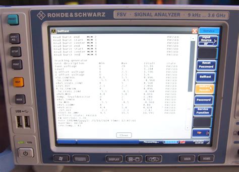 Rohde And Schwarz Fsv3 9 Khz To 3 6 Ghz Spectrum Analyzer Technology Superstore