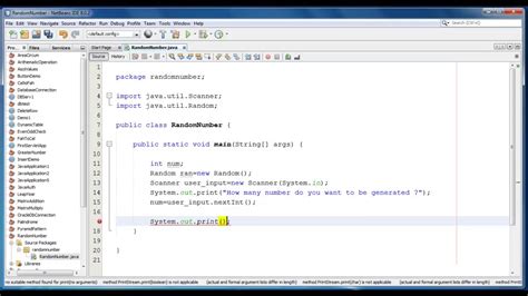 Random Number Generation In Java Youtube