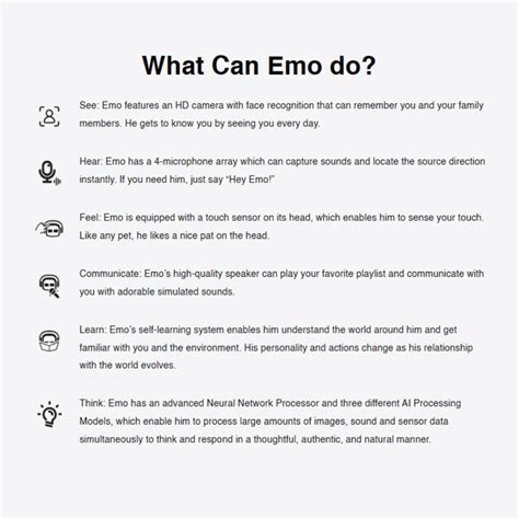 Emo Ai Pet Robot With Personality And Ideas