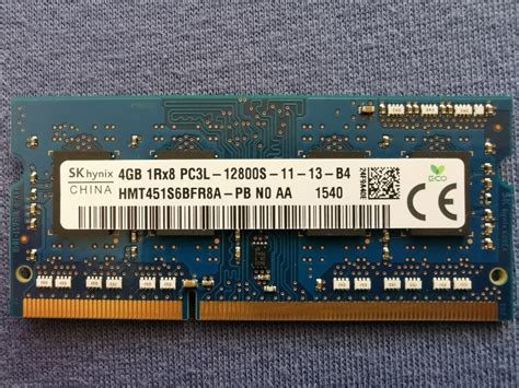 Sk Hynix Ddr3 Ram Modul 4 Gb Za Laptop