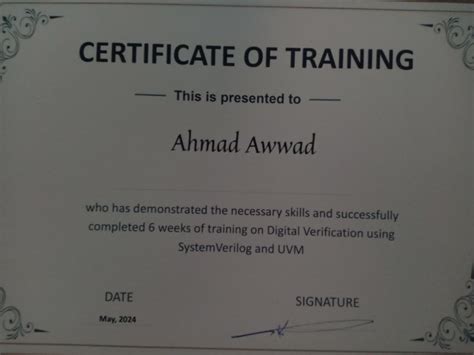 I Am Happy To Share That I Have Completed A 6 Week Digital Verification