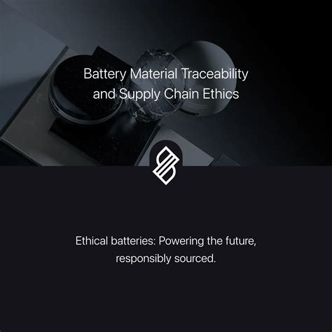 Battery Material Traceability And Supply Chain Ethics → Scenario