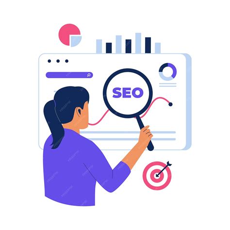Premium Vector Seo Data Analytics Optimization Illustration Concept Premium Vector Seo Data Analytics Optimization Illustration Concept