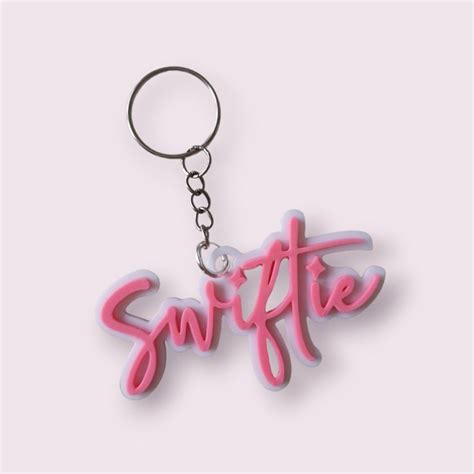 swiftie keyring keychain 3d printed swiftie keyring keychain