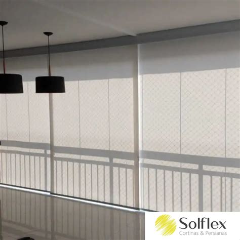 Persiana Rolo Tecido Tela Solar Screen 1 Solflex