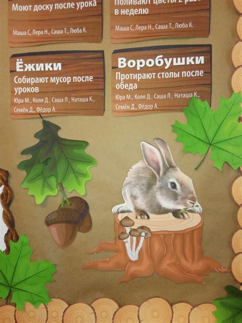 Комплект для оформления пробковых досок Лесная школа