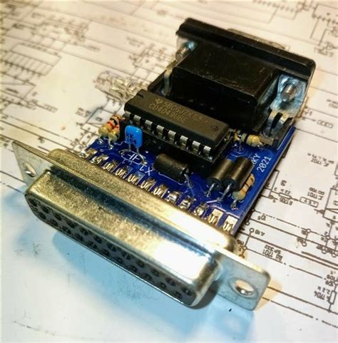 Professional Amiga Video RGB DB To VGA SVGA Adapter With Buffered HV OUTPUTS Share PCBWay