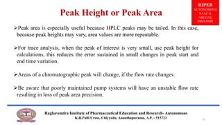 QUANTIFICATION METHODS OF HPLC PPTX Chemistry Science