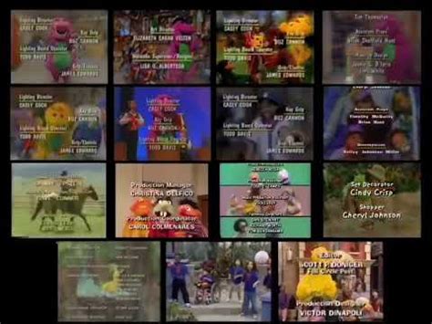 Barney And Sesame Street Remix Credits With Barneys Once Upon A Time