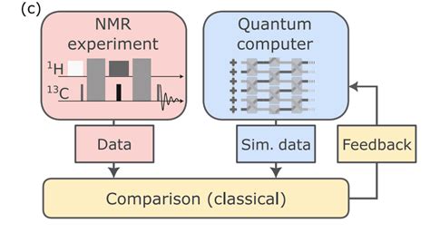 Quantum Computation Of Molecular Geometry Via Many Body Nuclear Spin