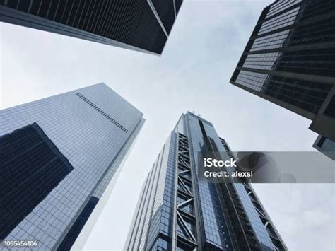 마천루 금융 지구 현대 사무실 건물 도심지 기업 비즈니스 0명에 대한 스톡 사진 및 기타 이미지 0명 강철 건물 외관 Istock