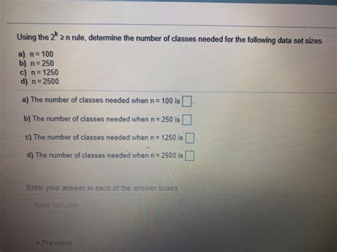 Solved Using The 2 2 N Rule Determine The Number Of