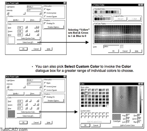 Creating Lights Defining Scenes Tutorial AutoCAD