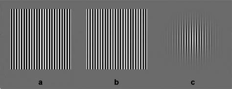 Examples Of Spatial Frequency Gratings That May Be Used For Adaptation