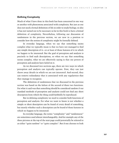 Defining Complexity A New Kind Of Science Online By Stephen Wolfram Page 557