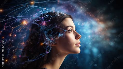 Measuring Electrical Activity Of The Human Brain Electroencephalography EEG Process Showing