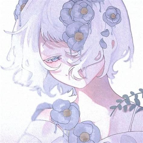 Flower Pfp Drawing Flower Girl Oc Flower Pfp Anime Anime Art