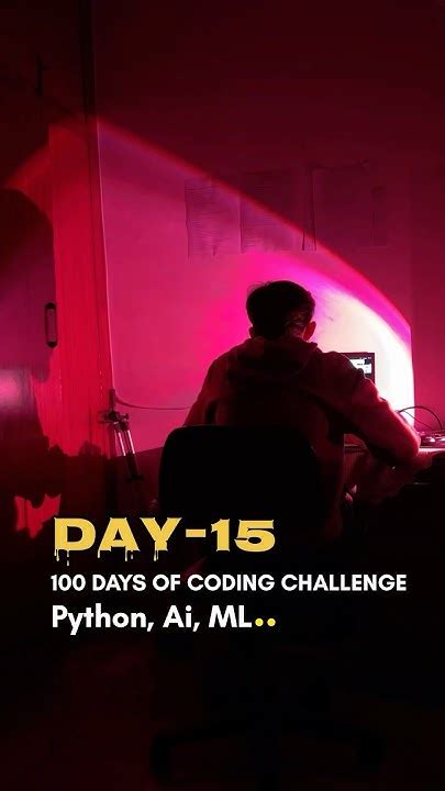 Day 15100🚀 100dayschallenge Coding Python Youtube