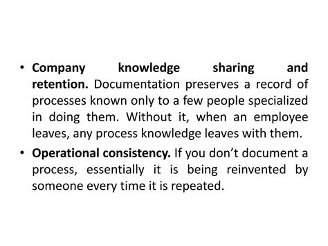 Seminar On Process Documentation Pptx