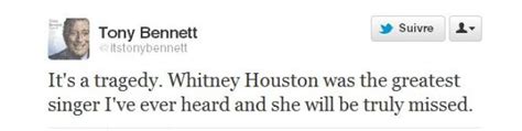Hommage Unanime Du Monde De La Musique Après La Mort De Whitney Houston
