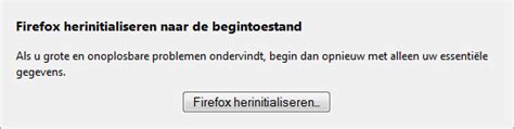 Firefox Resetten En Volledig Herstellen Compucated Be