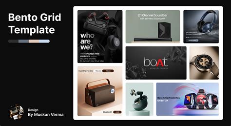 Bento Grid Example Figma