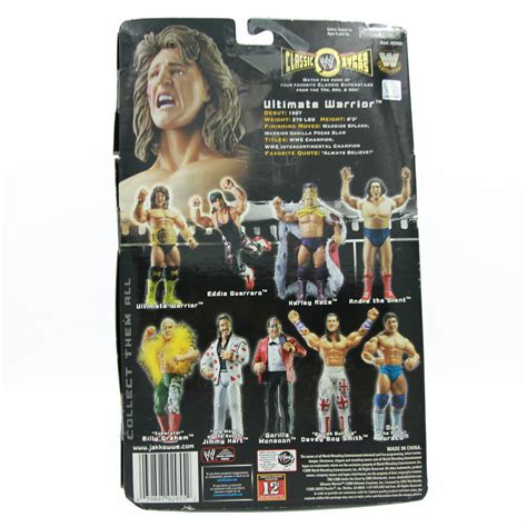 Classic Superstars Series 7 Ultimate Warrior Action Figure 3 Count