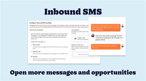 Manage Incoming Text Messages With Nutshells Inbound Sms