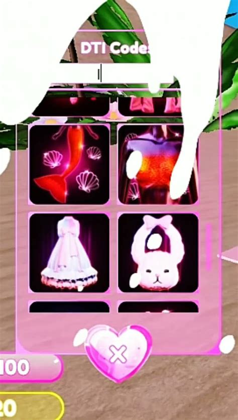 ALL OF THE NEW SUMMER CODES IN DTI Ytshorts Shorts Youtube YouTube