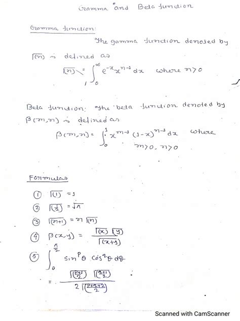 gamma beta function pdf